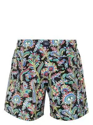 Etro Paisley Print Swim Shorts