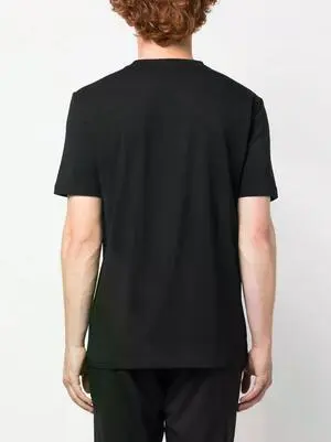 BOSS Logo-print Tape-detailing T-shirt
