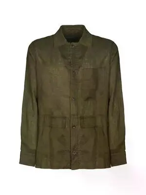 PALTO' Pocket Button Jacket - Green