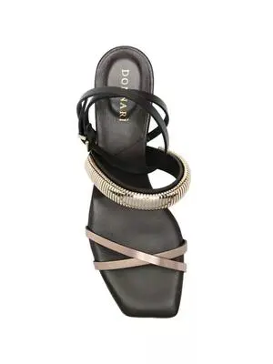 DONNARÌ Metallic-strap Sandals