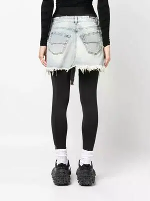 Balenciaga Distressed Denim Skirt
