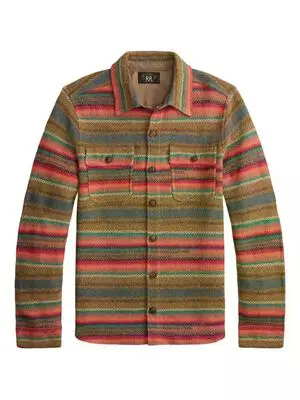 Ralph Lauren Buttoned Striped Knitted Shirt