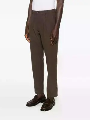 Herno Tailored Trousers With Elasticated Waistband