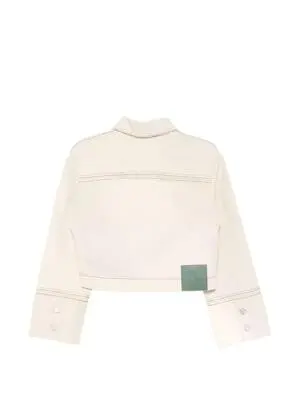 ALEMAIS Norma Stitch Cropped Denim Jacket