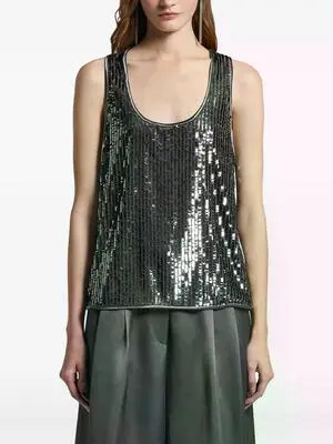 Peserico Sequin-embellished Tank Top
