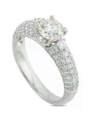 LB EXCLUSIVE 18k White Gold Diamond Ring - Silver