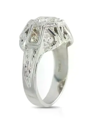 LB EXCLUSIVE Diamond-embellishment Ring - Silver