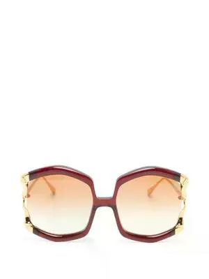 Anna-Karin Karlsson La Vie En Rose Sunglasses - Red