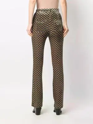 Rabanne Patterned Buttoned Trousers