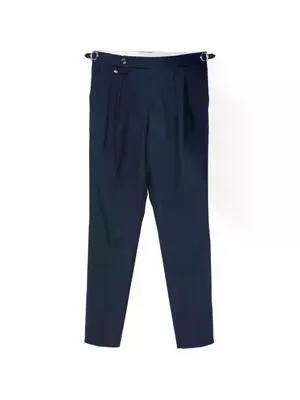 Brunello Cucinelli Pleated Buckle Trousers