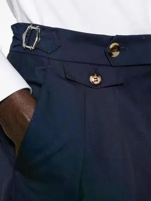 Brunello Cucinelli Pleated Buckle Trousers