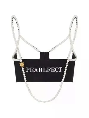 Moschino Pearl-detail Top