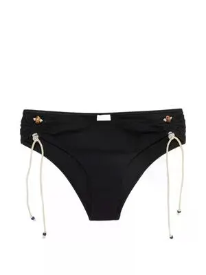 Isabel Marant Étoile Alvina Beaded Bikini Bottom - Black