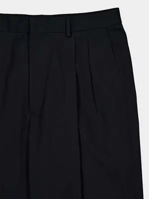 Valentino Garavani Navy Cotton Gabardine Chino Trousers