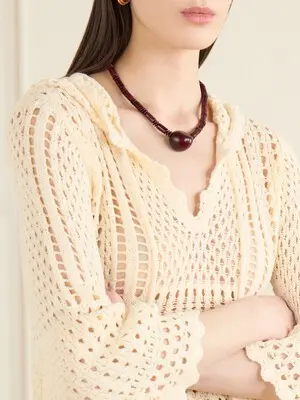 MARANT ETOILE Zelnie Crocheted Mini Dress