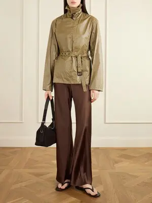 LEMAIRE Belted Baguette Leather Shoulder Bag