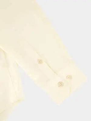 PAULA Ametista Vanilla Custard Silk Twill Shirt - Cream