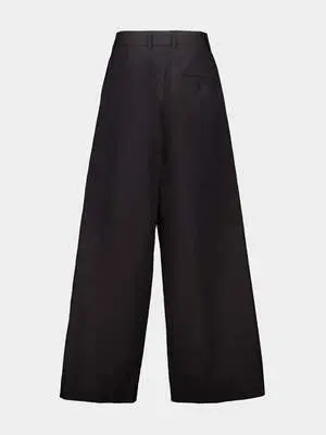 Balenciaga Cotton Large-fit Trousers
