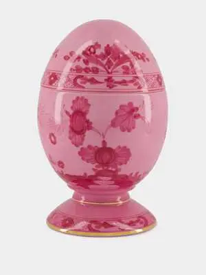GINORI 1735 Ginori 1735 Porpora Oriente Italiano Large Porcelain Egg Pink
