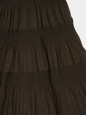Zimmermann Pleated Draped Midi Dress