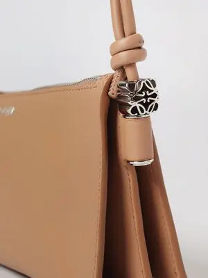 Loewe Joya Nappa Pouch - Brown