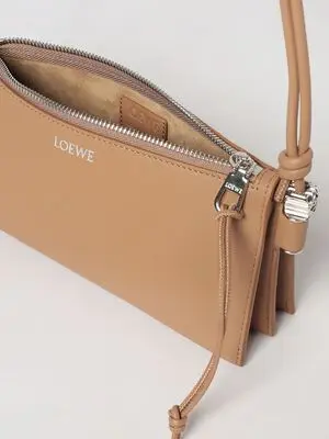 Loewe Joya Nappa Pouch - Brown