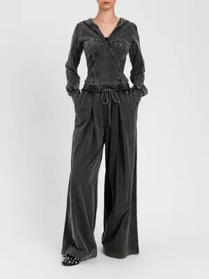 TWINSET Hooded Sweatshirt With Zipper