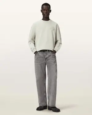 ALLSAINTS Insignia Crew Neck Sweatshirt - Green