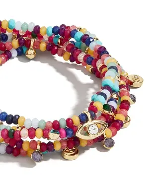 Baublebar Indya Evil Eye Layered Bracelet Set - Bright Multi