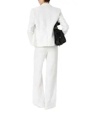 Gerard Darel Terya Linen Blazer - Ecru