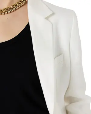 Gerard Darel Terya Linen Blazer - Ecru