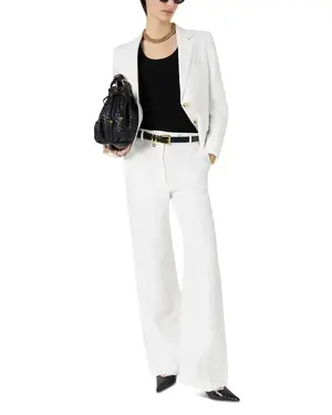 Gerard Darel Terya Linen Blazer - Ecru