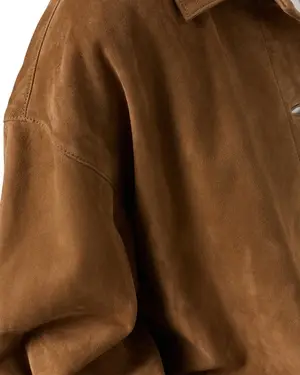 Gerard Darel Suede Jacket - Straw