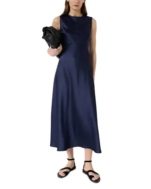 Gerard Darel Sleeveless Ladder Trim Dress