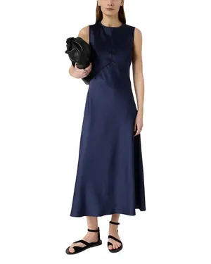 Gerard Darel Sleeveless Ladder Trim Dress