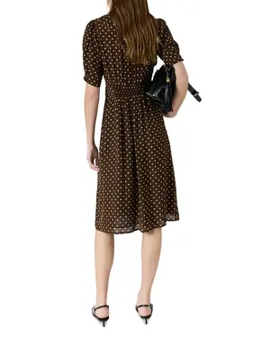 Gerard Darel Rohya Puffed Sleeve Dress