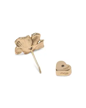Maje Pave Flower Stud Earrings