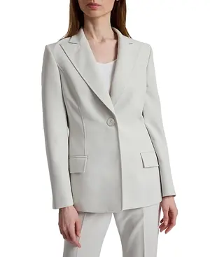 Santorelli Jess Crepe Single-button Jacket