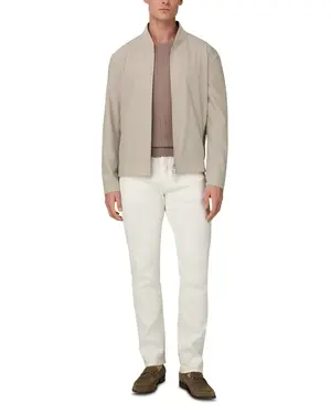 Boggi Milano Regular Fit Wool Mix Bomber Jacket