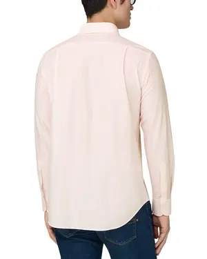 Boggi Milano Regular Fit Japanese Jersey Stripe Shirt
