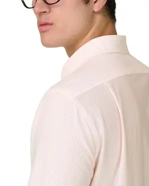 Boggi Milano Regular Fit Japanese Jersey Stripe Shirt