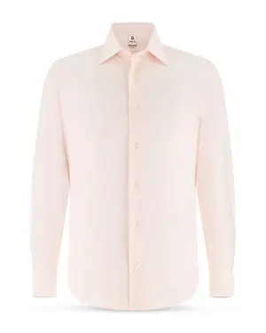 Boggi Milano Regular Fit Japanese Jersey Stripe Shirt