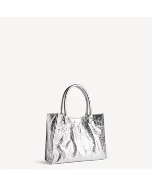 Balenciaga Le City Mini Tote Bag - Silver