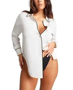 NEGATIVE Supreme Boyfriend-Fit Shirt Ivory