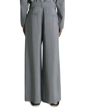 LEMAIRE Relaxed Fit Tailored Pants - Aluminium