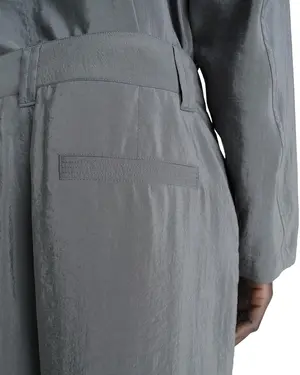 LEMAIRE Relaxed Fit Tailored Pants - Aluminium