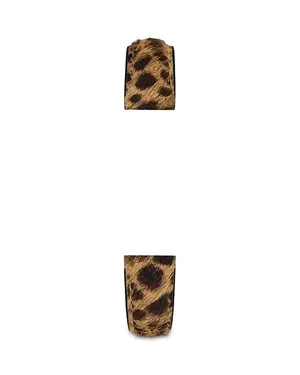 Michele Calf Hair Watch Strap 12mm - Leopard