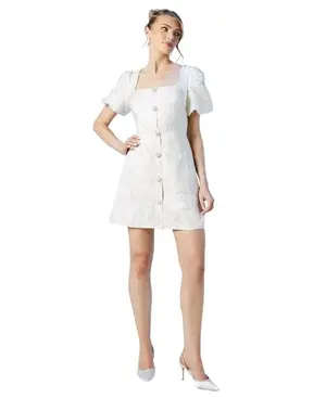 Coast Jewel Button Mini Dress