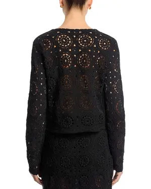 FRAME The Crochet Cardigan