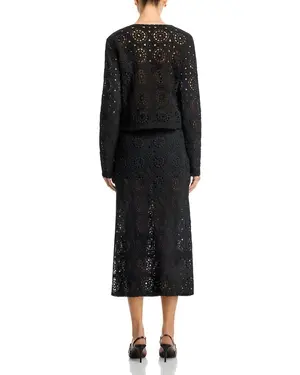 FRAME The Crochet Cardigan